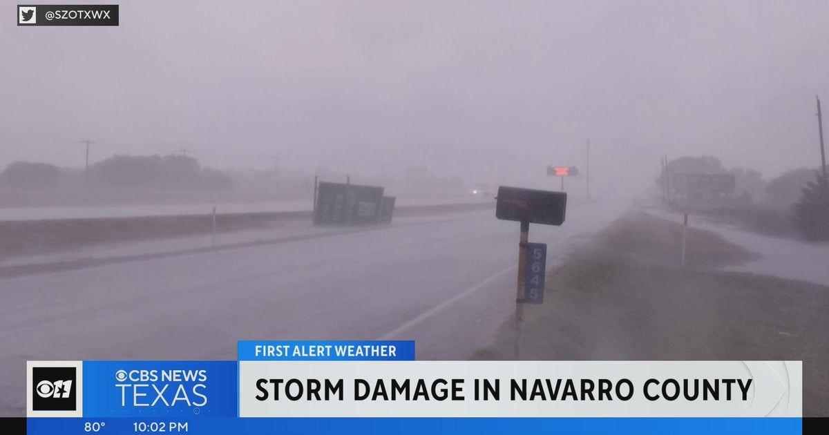 Storms pass through North Texas Saturday - CBS Texas