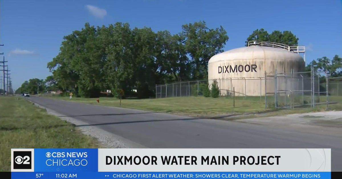 Dixmoor's new water main infrastructure project - CBS Chicago