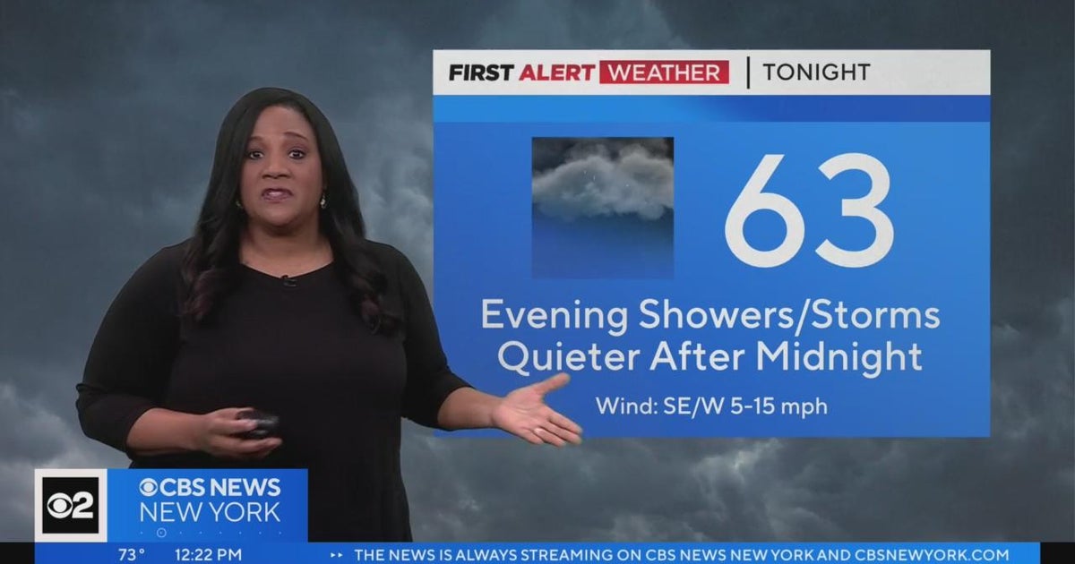 First Alert Weather: Yellow Alert for evening commute - CBS New York