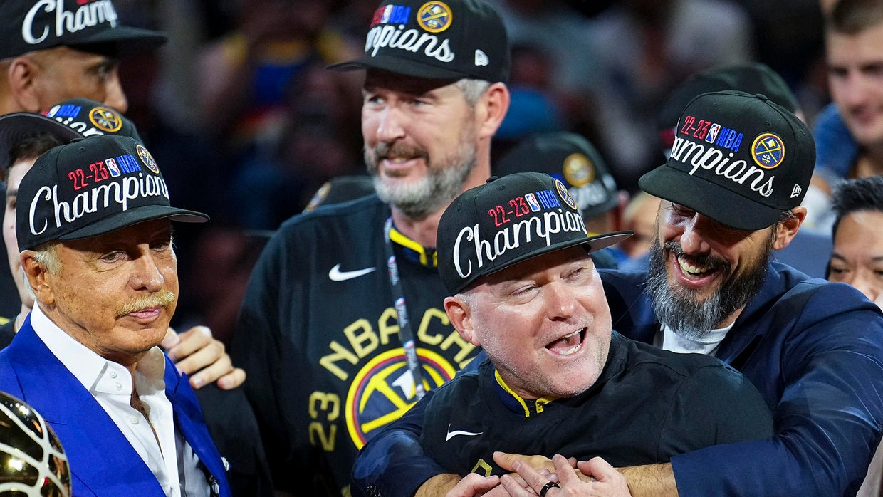 CHAMPIANS or CHAMPIONS? Denver Nuggets NBA Championship hats appear to ...