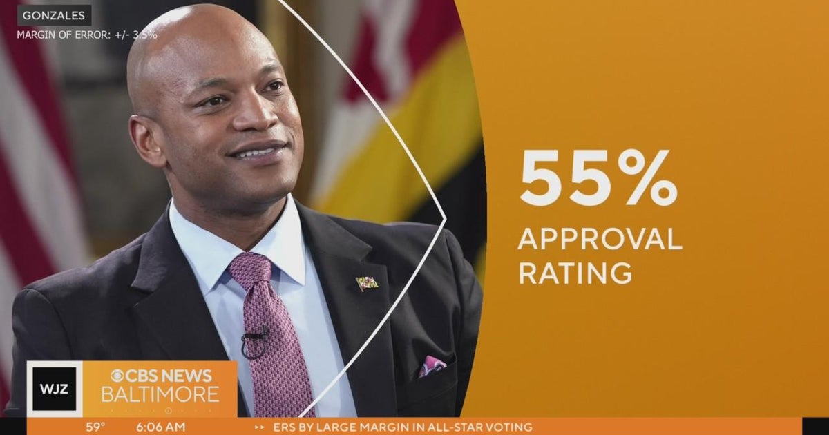 Gov. Wes Moore holds 55% approval 6 months in, poll finds - CBS Baltimore