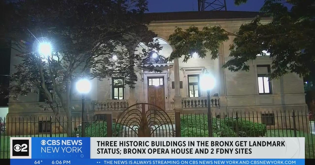 Three Bronx buildings granted landmark status - CBS New York