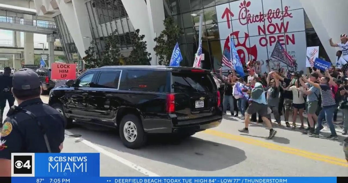 Video shows a protester tackled after getting in front of former ...