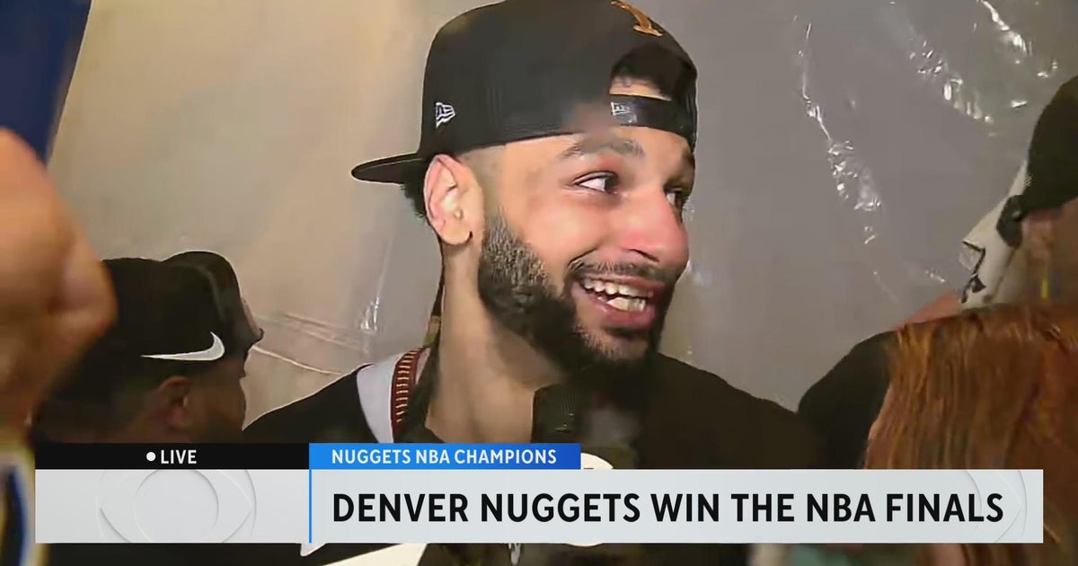 Denver Nuggets locker room celebration after winning NBA Championship ...