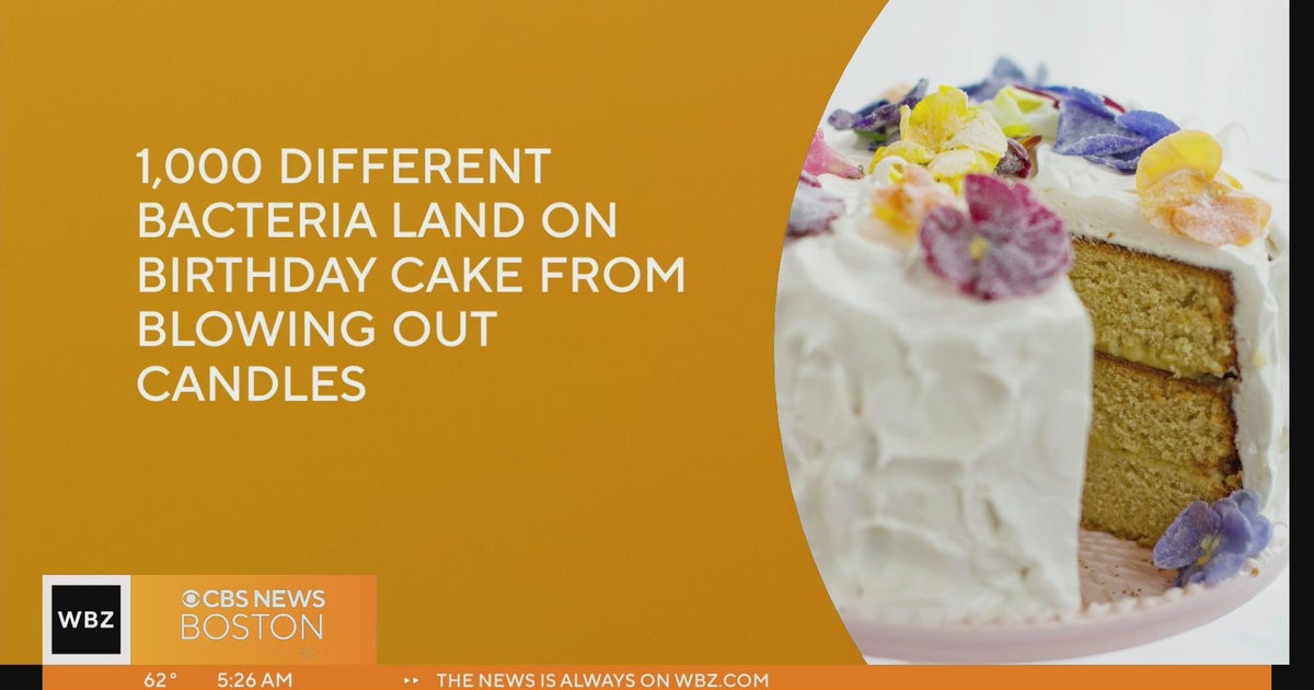 Blowing Out Birthday Candles Showers Cake With Bacteria Expert Says