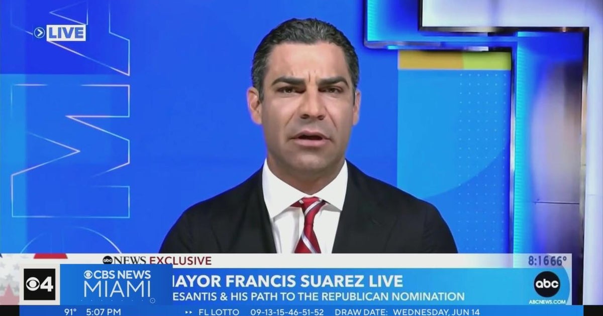 Miami Mayor Francis Suarez running for president - CBS Miami