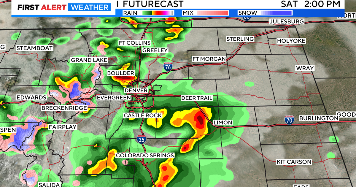 Colorado Weather: One more day on the storm track - CBS Colorado