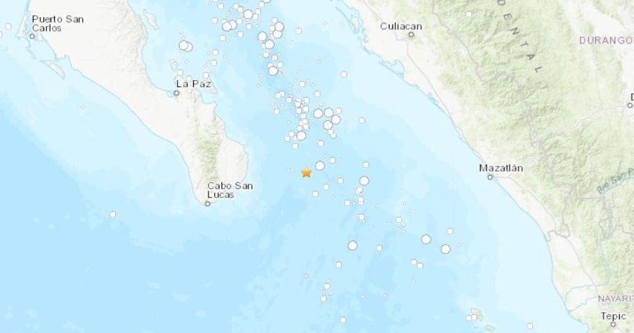 Earthquake with preliminary magnitude of 6.3 recorded near Cabo San ...
