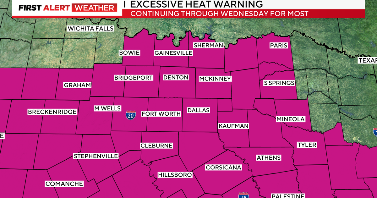 Weather Alert: Excessive heat warning extended through Wednesday - CBS ...