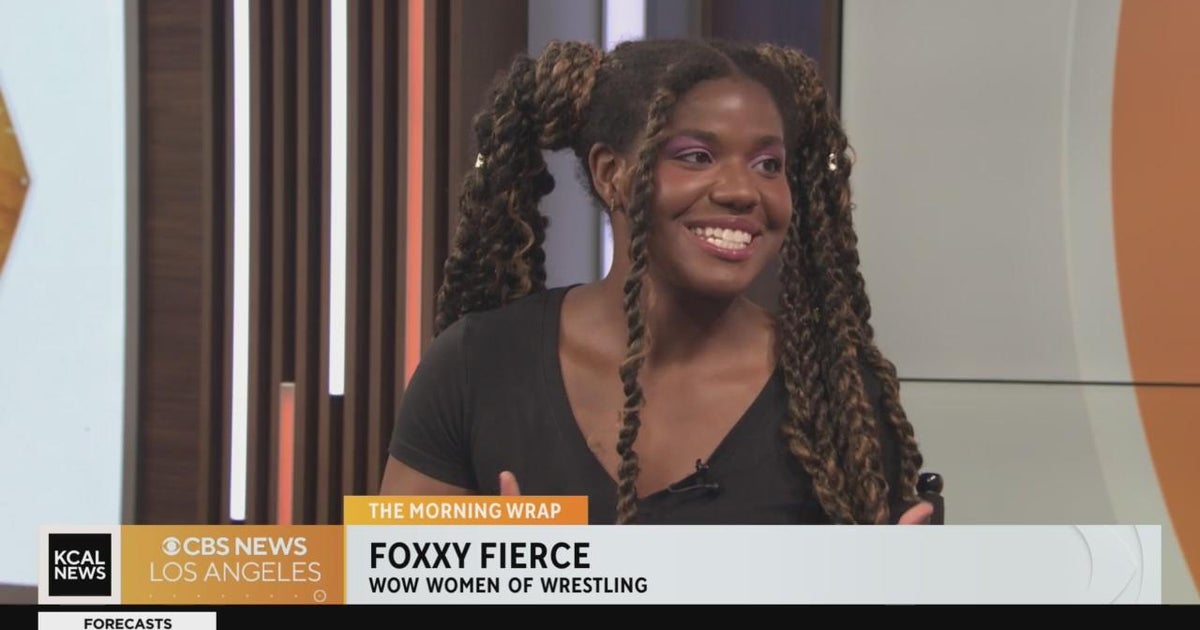 The Morning Wrap: WOW Wrestler Foxxy Fierce - CBS Los Angeles