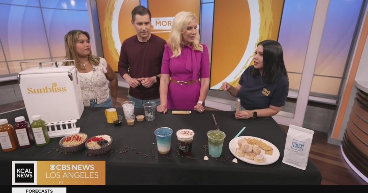 Sunbliss Cafe of Anaheim Hills shares some drink specialties - CBS Los ...