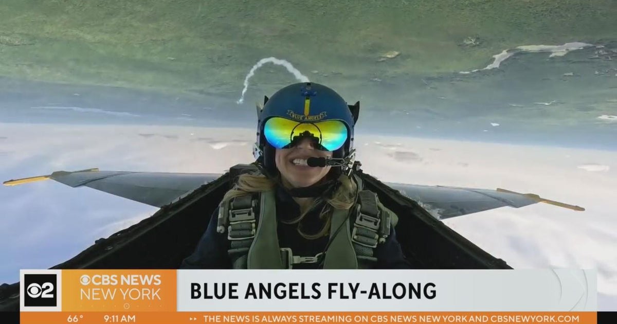 CBS2's Natalie Duddridge flies along with Blue Angels for ride of ...