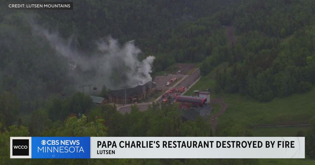 Fire destroys Papa Charlie's in Lutsen - CBS Minnesota