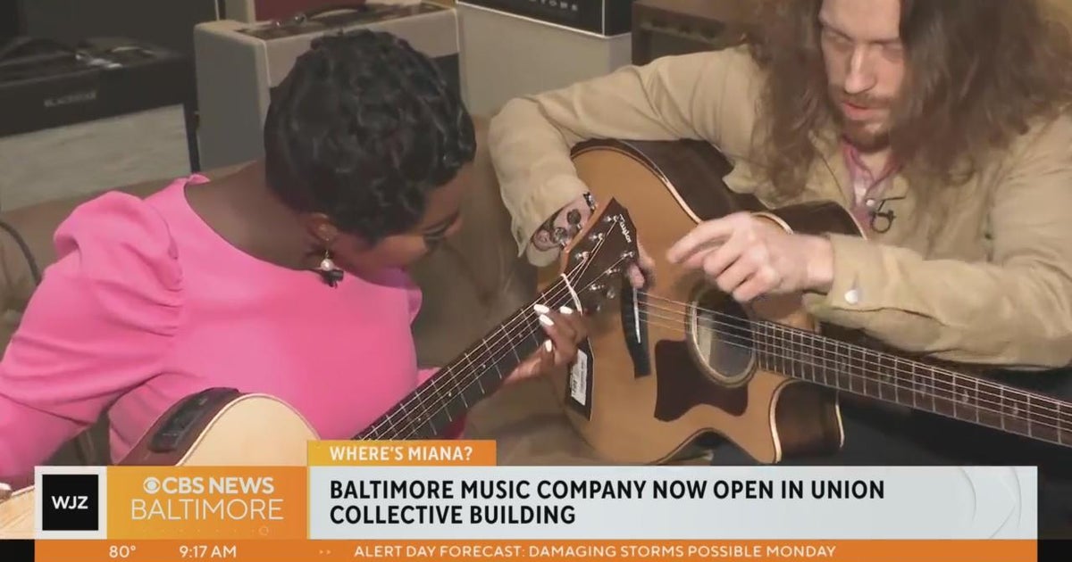 Where's Miana? Getting a lesson with Baltimore Music Company - CBS ...