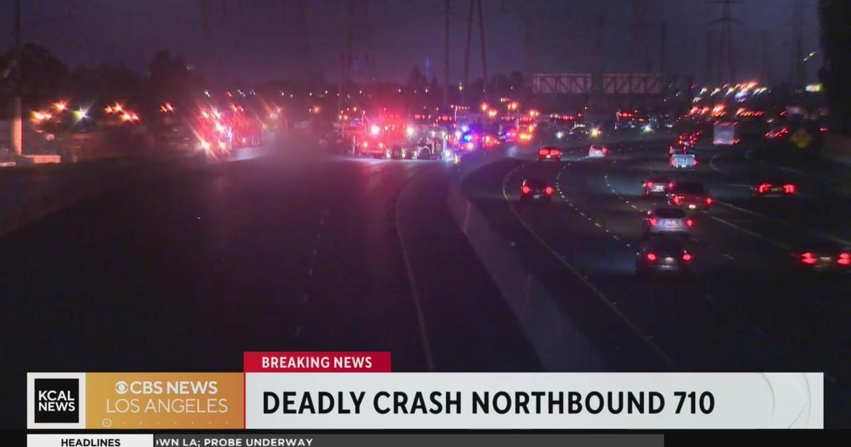 Five killed in 710 Freeway crash north of Long Beach - CBS Los Angeles