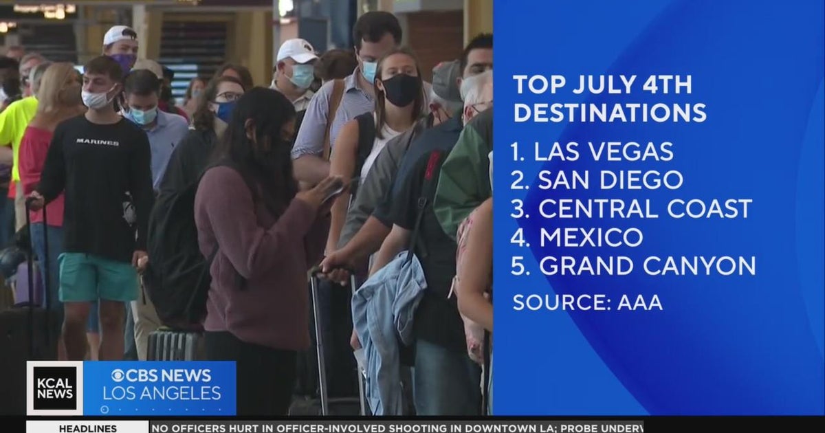 Near-record 3.4 SoCal residents expected to travel for 4th of July ...