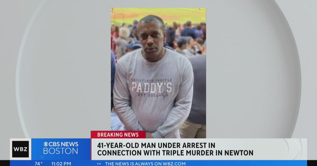 Man arrested in connection with triple murder in Newton - CBS Boston