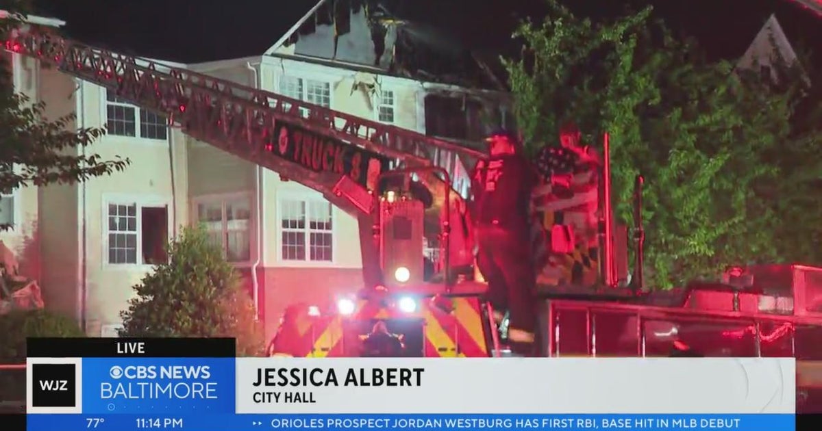 Firefighters respond to two-alarm apartment fire in Bel Air - CBS Baltimore