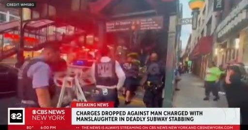 Charges dropped against man charged in deadly Brooklyn subway stabbing ...