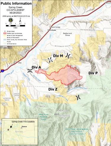 Spring Creek Fire 20% contained, 2,859 acres burned - CBS Colorado