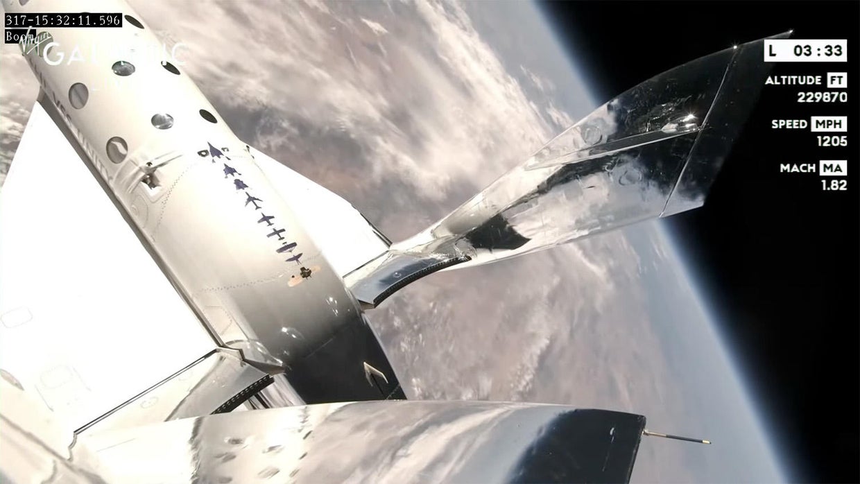 Virgin Galactic launches rocketplane on first commercial sub-orbital ...