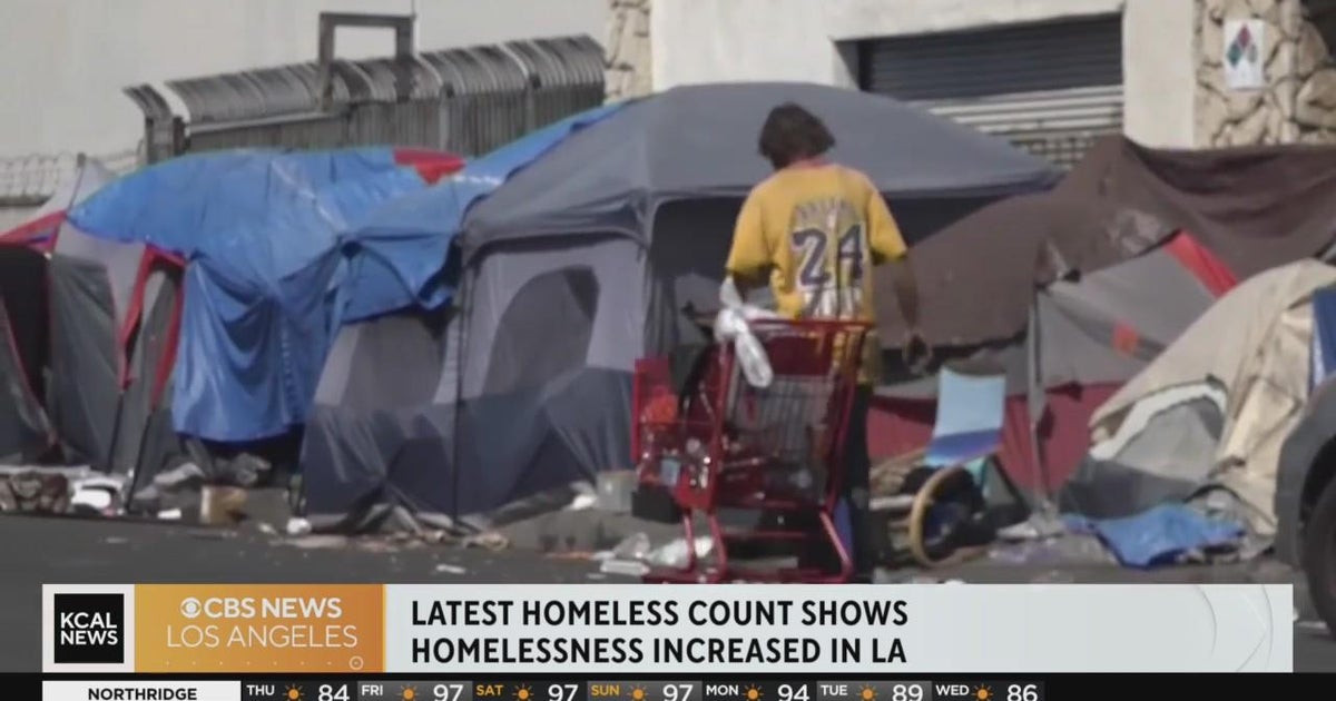 Homeless numbers in LA continue to grow - CBS Los Angeles