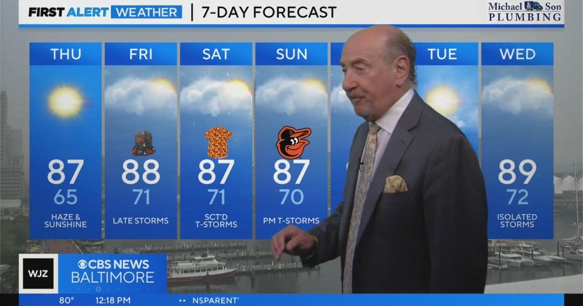Marty Bass has your Thursday afternoon forecast (6/29/2023) - CBS Baltimore