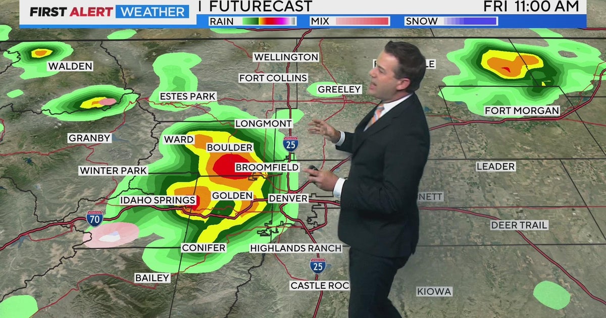 Another round of thunderstorms with more hail and flooding possible ...