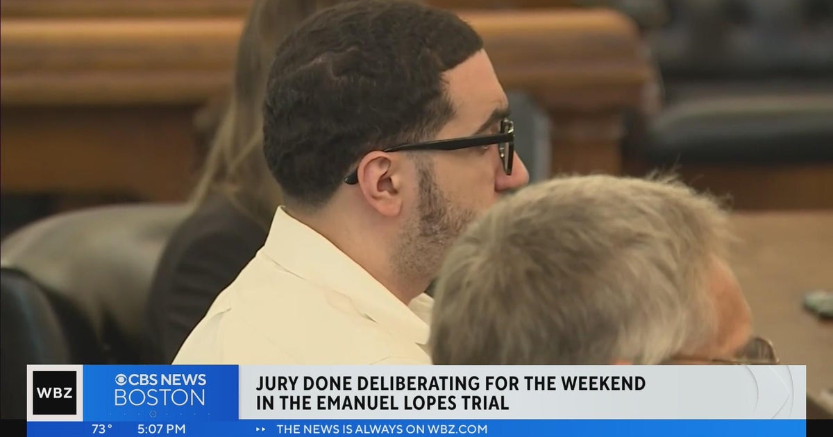 Jury still yet to reach verdict in Emanuel Lopes' murder trial - CBS Boston