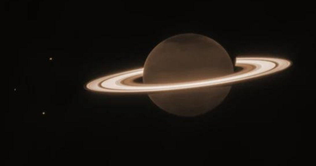 Saturn's rings are glowing in Webb Space Telescope's latest cosmic shot ...