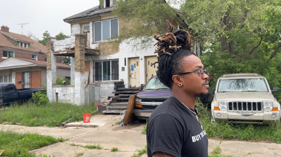 Detroit rapper and influencer revitalizes childhood home with "Buy the ...