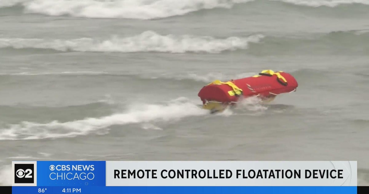 Racine gets new remote controlled flotation device - CBS Chicago
