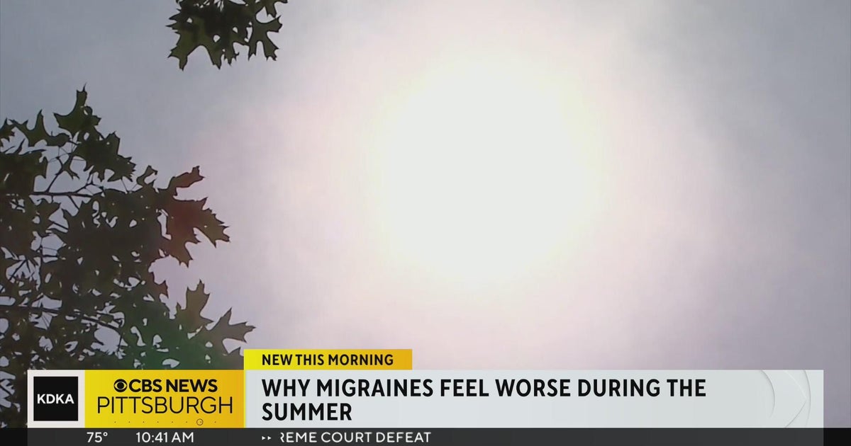 Why migraines feel worse during the summer - CBS Pittsburgh