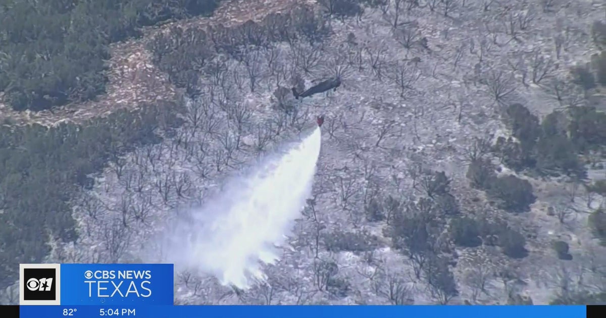 Palo Pinto County Fire now 75% contained - CBS Texas