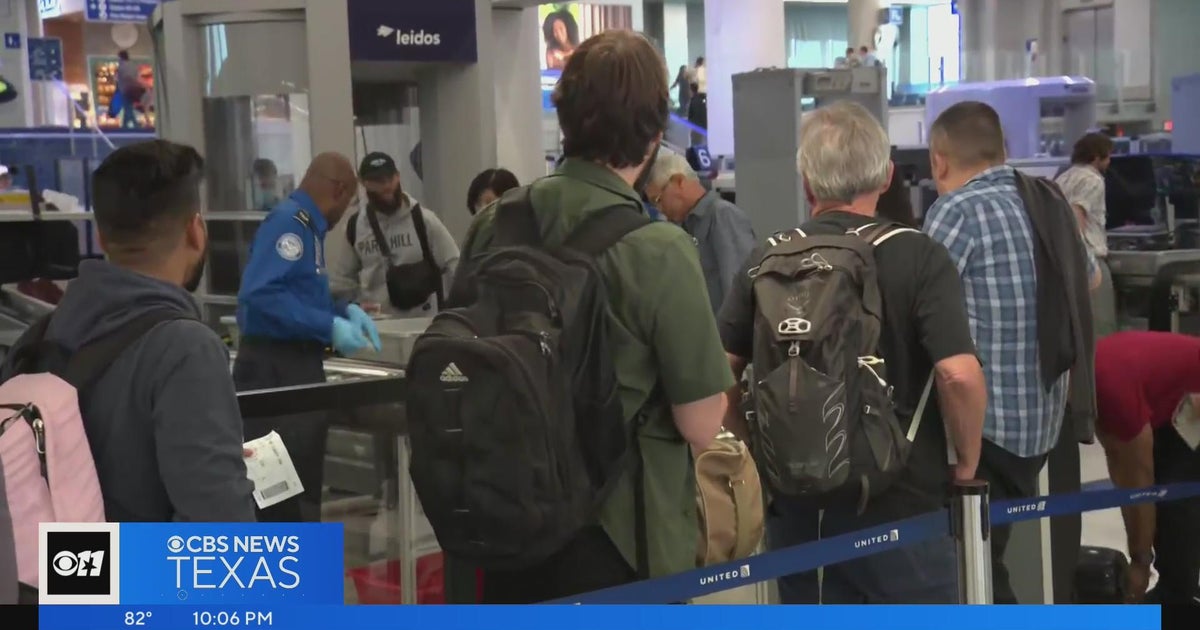 Busy holiday weekend at DFW airport - CBS Texas