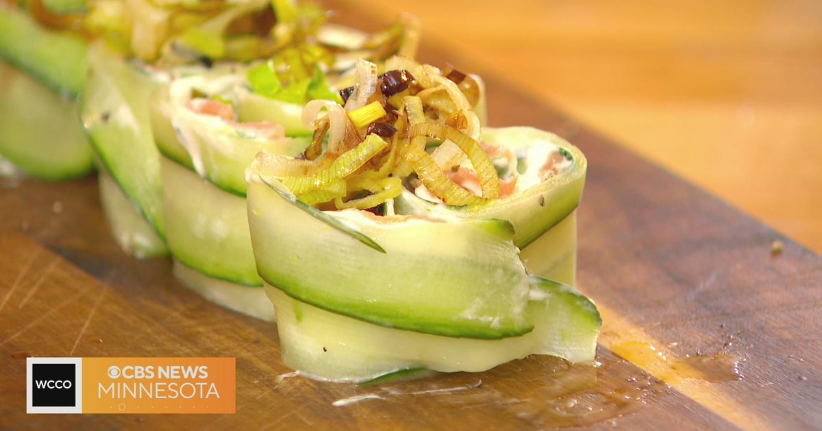 Cucumber rolls are an easy, healthy appetizer for Fourth of July - CBS ...