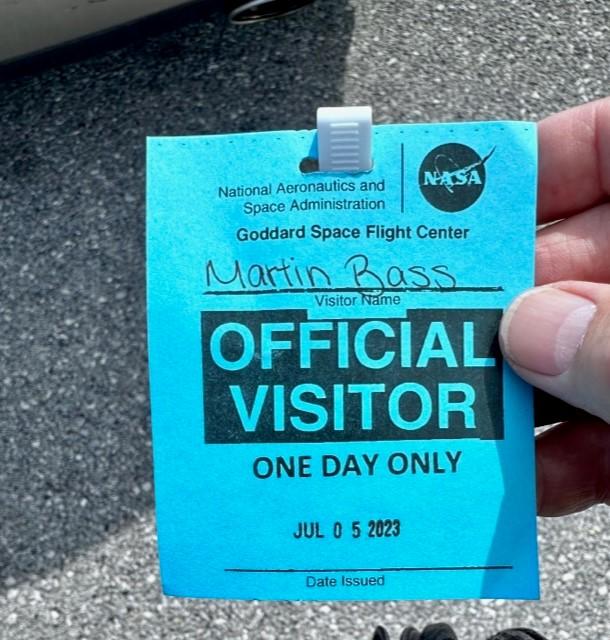 Where's Marty? At NASA's Goddard center in Greenbelt to check out a new ...