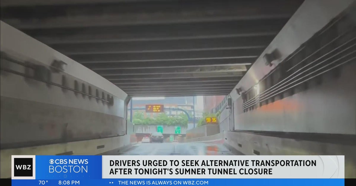 Drivers prepare for Sumner Tunnel closure - CBS Boston