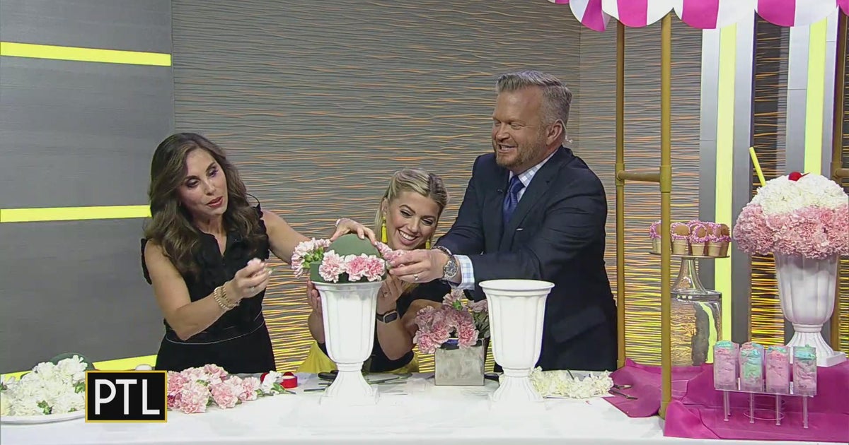 David and Heather make an ice cream soda floral centerpiece - CBS ...