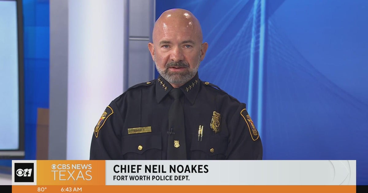 Fort Worth police Chief Neil Noakes says the department is "absolutely ...