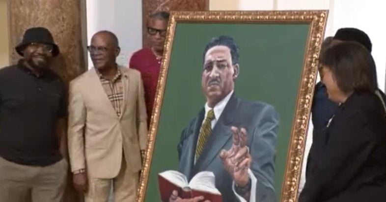 Supreme Court Justice Thurgood Marshall portrait unveiled in Baltimore ...