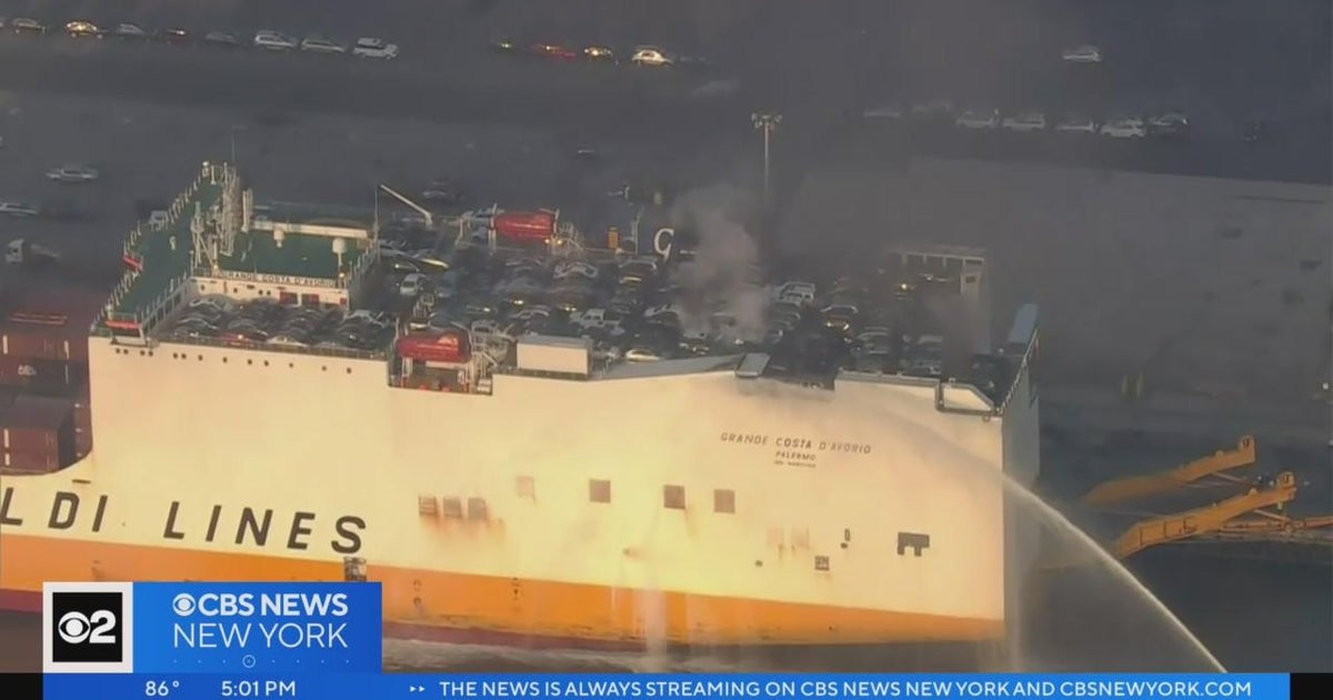 Multiple agencies investigating deadly cargo ship fire in Port Newark ...