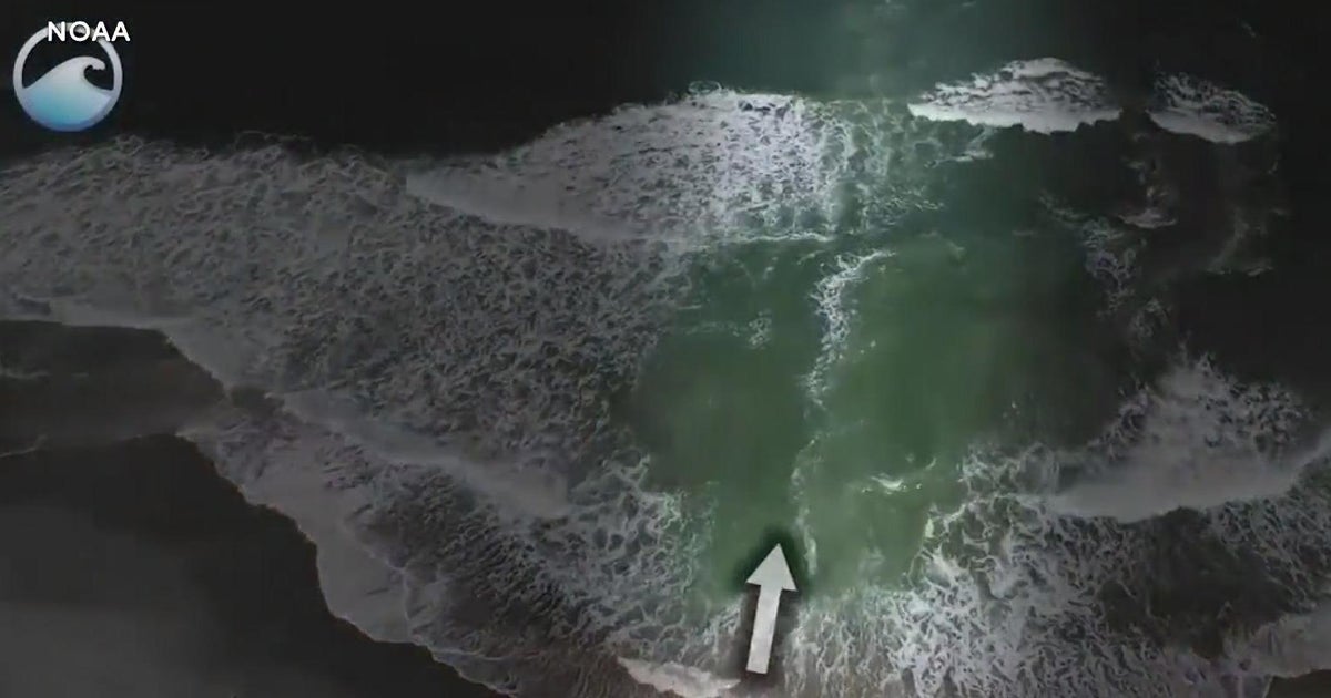 What you need to know if you get caught up in a rip current - CBS ...