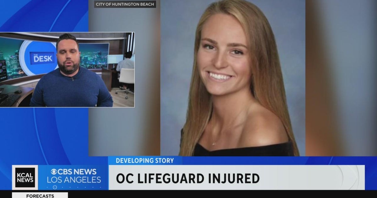 OC Lifeguard suffers spinal injury while on the job - CBS Los Angeles