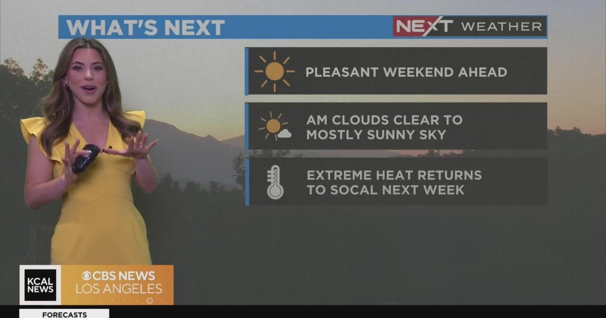 Alex Biston's weather forecast (July 7) - CBS Los Angeles