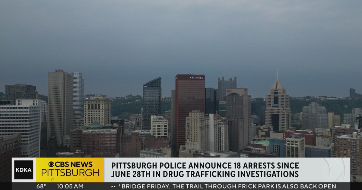 Police announce several drug arrests downtown - CBS Pittsburgh