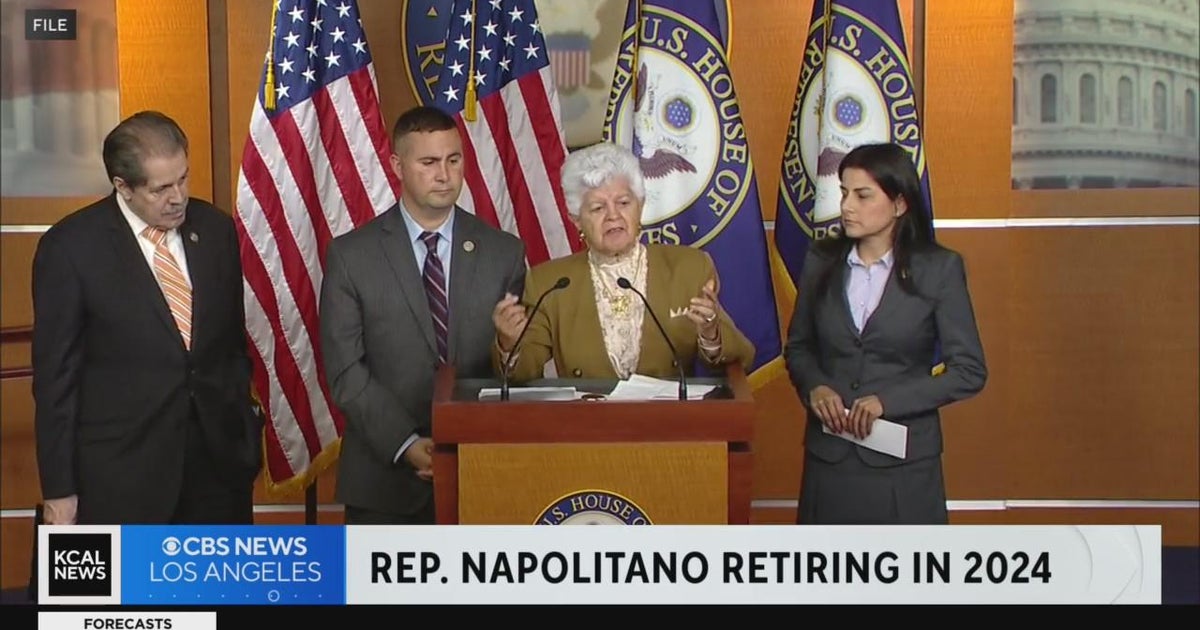 Rep. Grace Napolitano announces plans to retire in 2024 - CBS Los Angeles