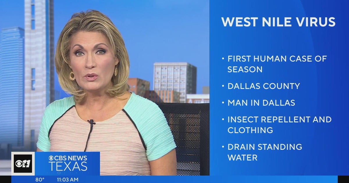 Dallas County reports first case of West Nile Virus of the season - CBS ... Dallas County reports first case of West Nile Virus of the season - CBS ...