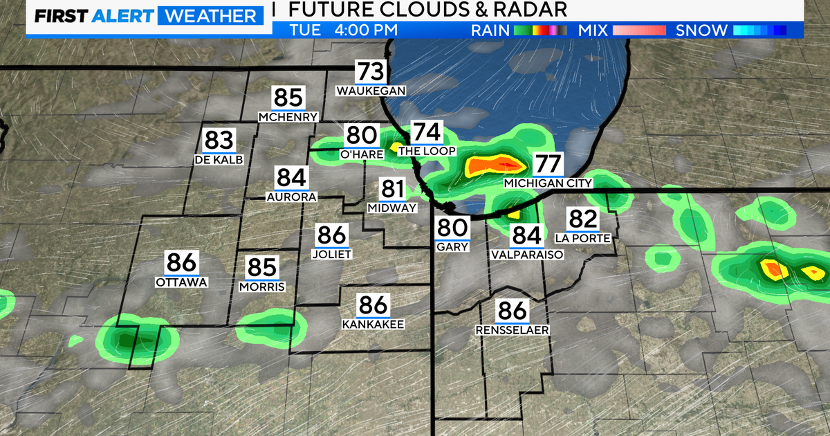 Chicago First Alert Weather: Rain to return tomorrow - CBS Chicago