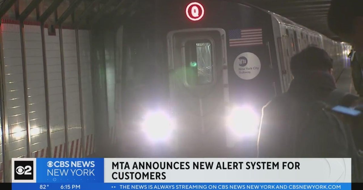 Mta Announces New Alert System For Riders Cbs New York